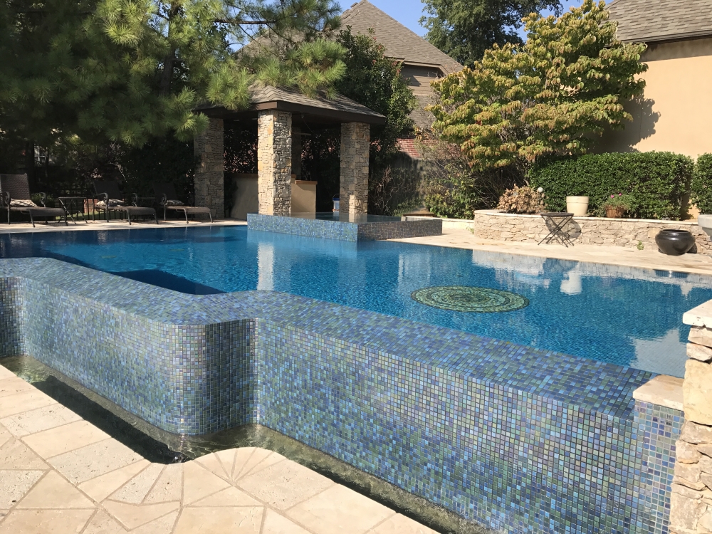 Infinity pools by Atlantis Pools & Spas Inc, Tulsa, Ok.