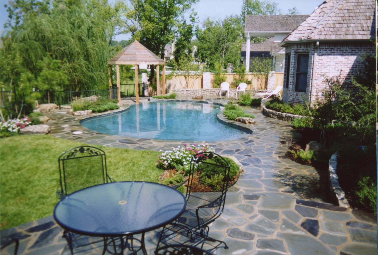 Infinity pools by Atlantis Pools & Spas Inc, Tulsa, Ok.