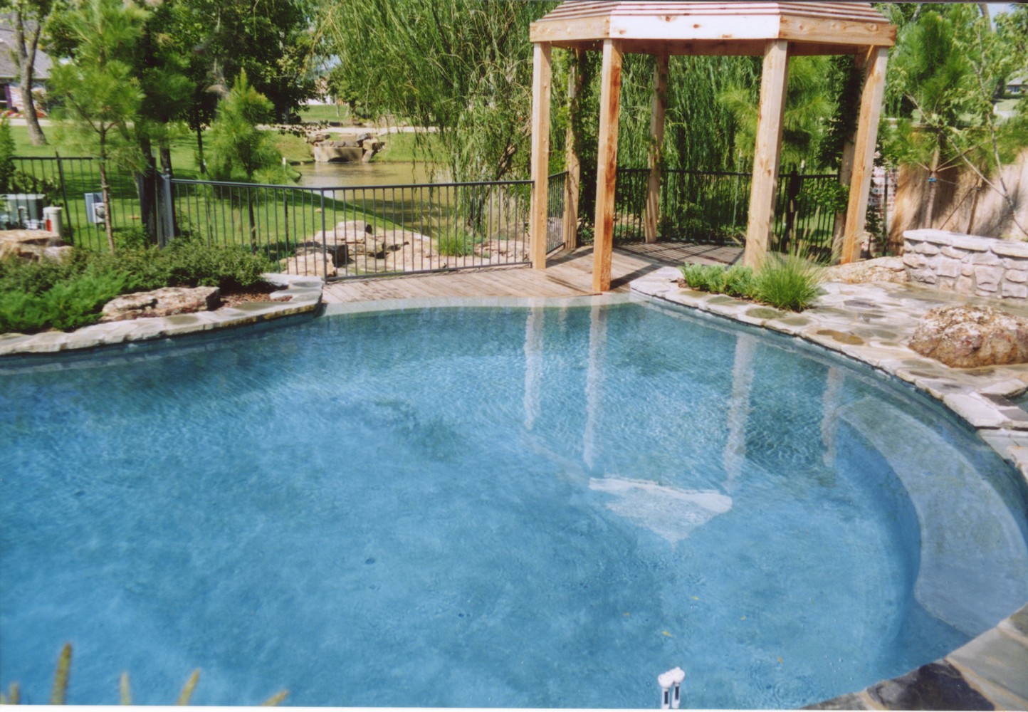 Infinity pools by Atlantis Pools & Spas Inc, Tulsa, Ok.