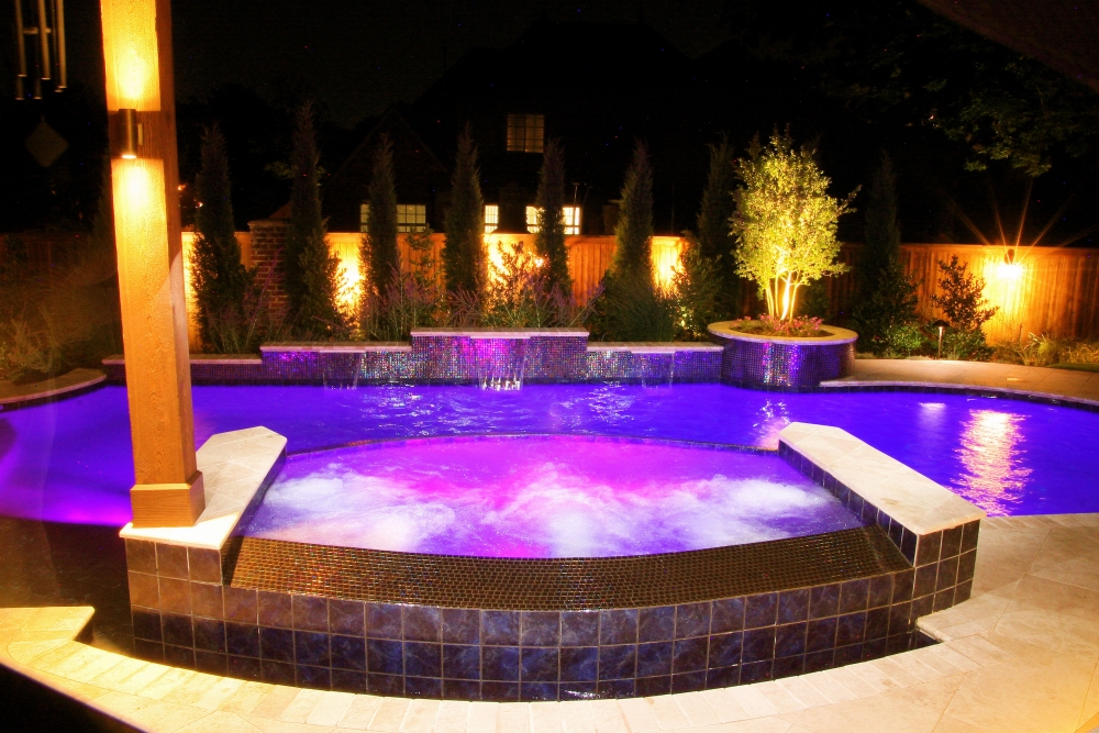 Infinity pools by Atlantis Pools & Spas Inc, Tulsa, Ok.